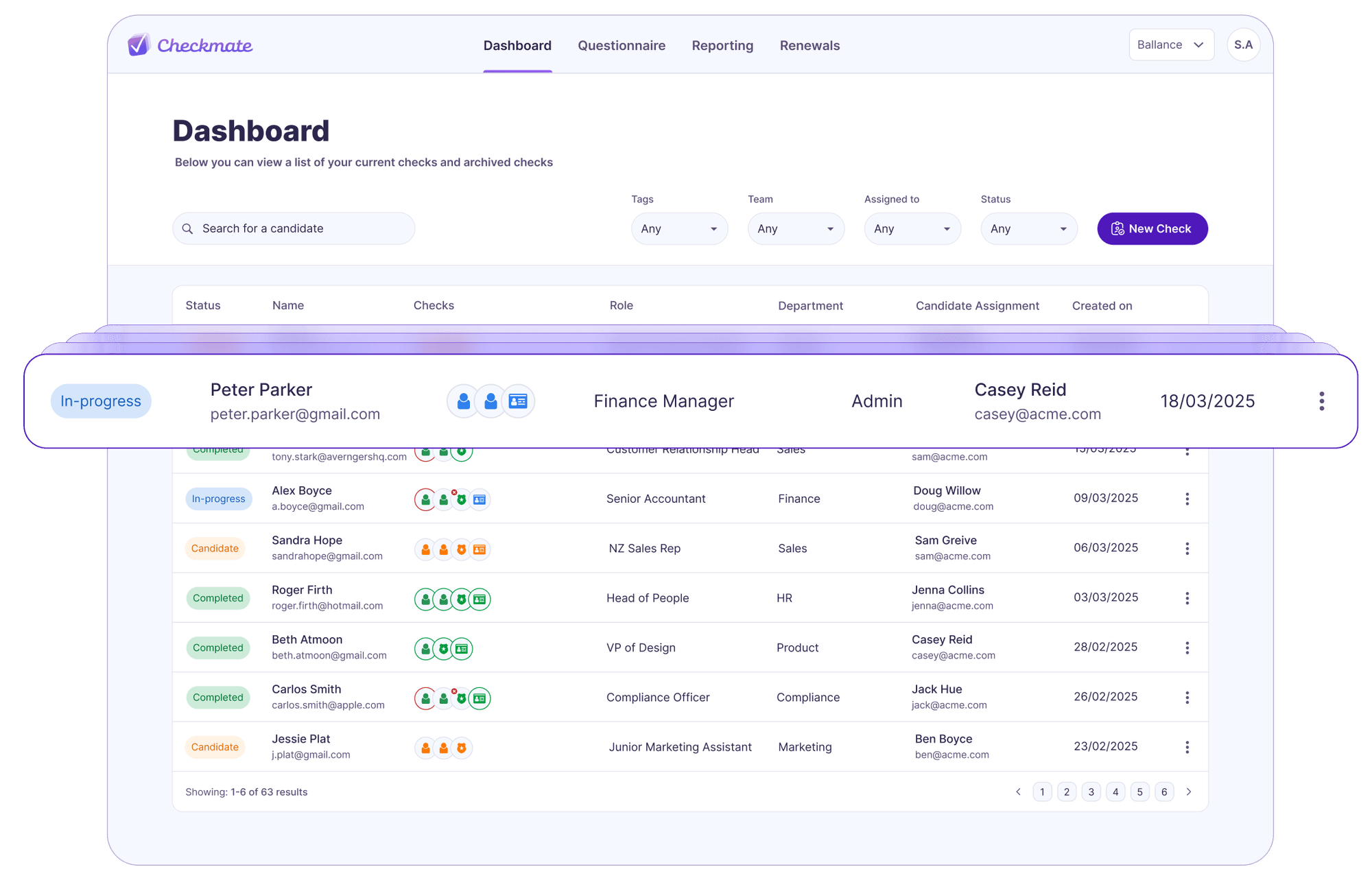 Online Reference Checks Made Simple | Checkmate